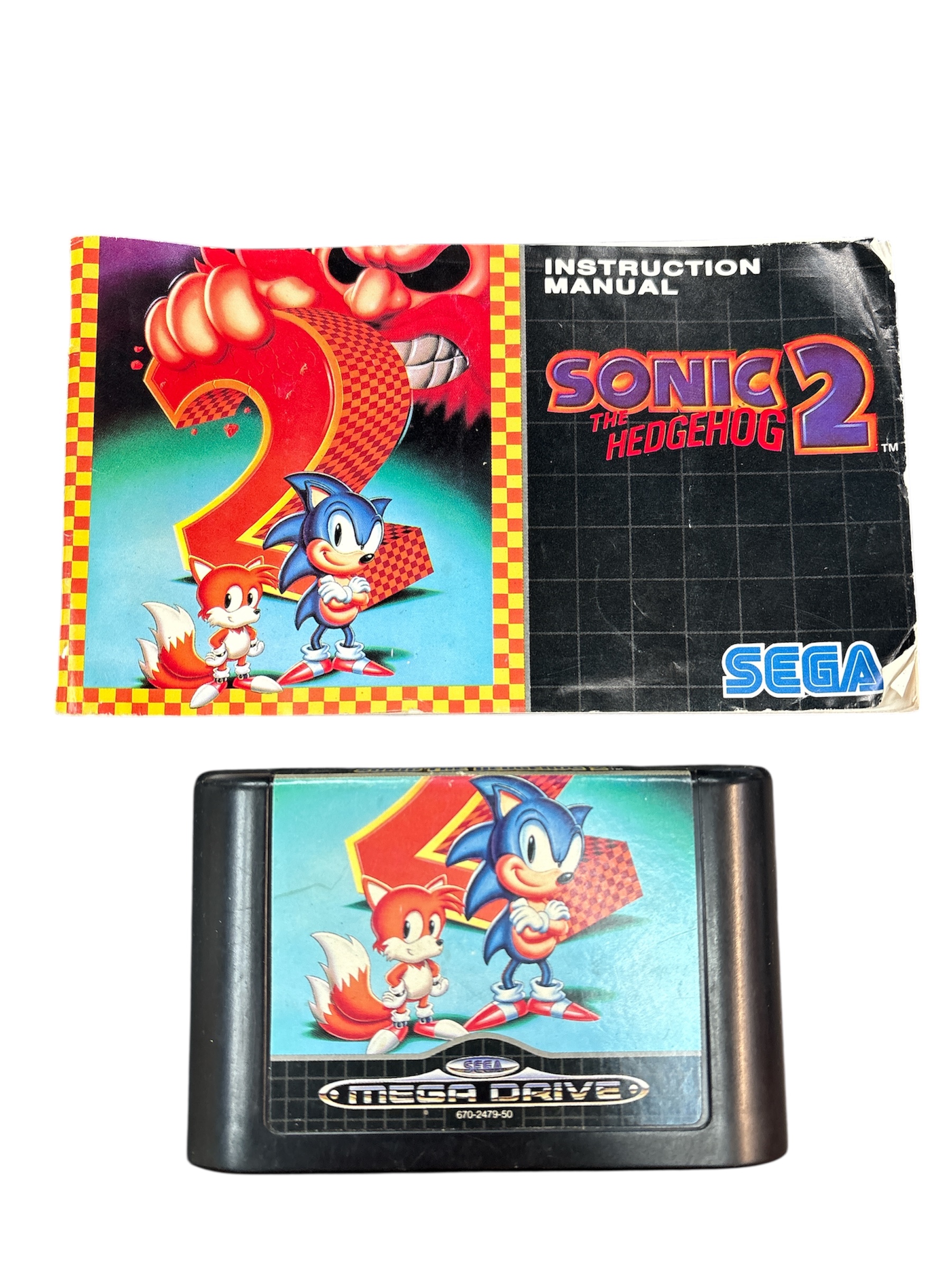 Pre-owned Sonic the Hedgehog 2 (With Manual) Sega Megadrive - Own4Less